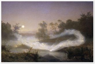 Posterlounge Tanzende Feen Poster von August Malmström 100 x 70 cm Wandbilder Wanddeko