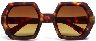 Okkia Emma Lunettes de Soleil, Classic Havana, Taille Unique Femme