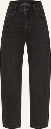 ER Elias Rumelis Elias Rumelis Barrel Jeans Yoana Mit Schmucksteinen schwarz