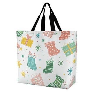 Generic Et Chaussettes Sac A Main Femme L&eacute;ger Sacs De Courses Grand Sac Cabas Pour Gym Shopping Travail