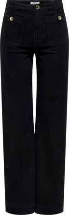 Only Female Jeans mit weitem Bein ONLMADELINE Hohe Taille Weiter Beinschnitt Jeans