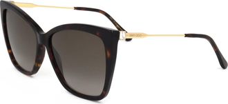 Jimmy Choo London SEBA/S 086 HAVANA 58/15/145 Damen Sonnenbrillen