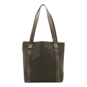 Bulgari Pre-owned Logo Mania Canvas Leather Tote Bag - - Pre-owned - Damen - Braun - ONE SIZE