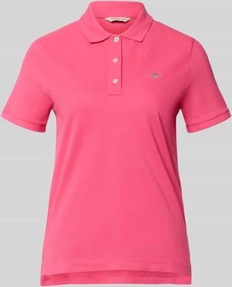 GANT Poloshirt mit Logo-Stitching und Polokragen