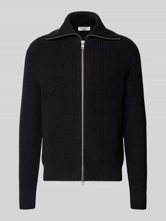 Marc O'Polo Denim Strickjacke mit Zweiwege Rei&szlig;verschluss