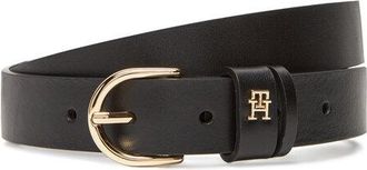 Tommy Hilfiger Damengürtel Essential Effortless 2.5 Go AW0AW16836 Schwarz