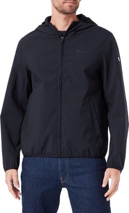 Champion Herren Legacy Outdoor Soft Polyester Woven Hooded Jacke, Schwarz, M