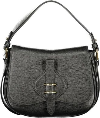 Coccinelle Ledertasche im Sattelstil mit Schnallen-Detail - - Bags - Damen - Schwarzk - ONE SIZE