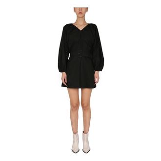 Patou Femme, Robes, Noir, Taille: 42 FR Mini Volume Dress