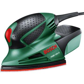 Bosch Multischleifer psm 100 a (100 Watt, 3 Schleifbl&auml;tter, Schleiffl&auml;che: 104 cm&sup2;) - Bosch