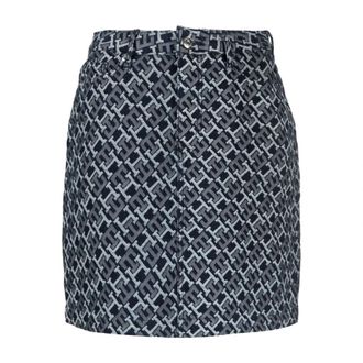 Tommy Hilfiger Denim Short Monogram Rock - - Skirts - Damen - Mehrfarbig - M