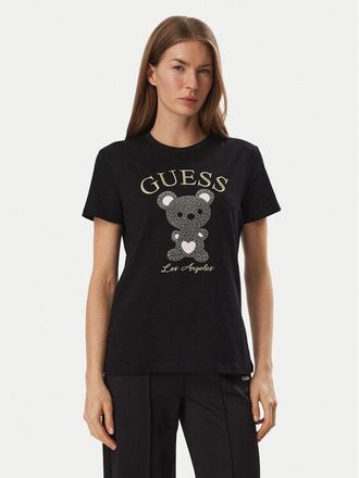 Guess T-Shirt V6BI28 K9360 Schwarz Regular Fit