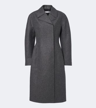 Jil Sander Manteau en laine vierge