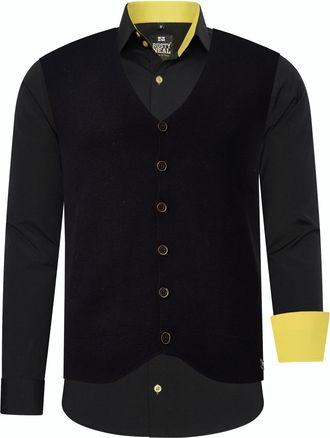 Rusty Neal Hemd mit Weste 2-teilig