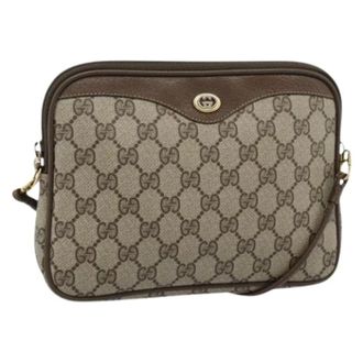 Gucci Sac bandouli&egrave;re vintage doccasion - Femme - Pre-owned - Beige - Taille: ONE Size