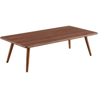 Oviala Oviala - Table basse rectangulaire en mdf bois