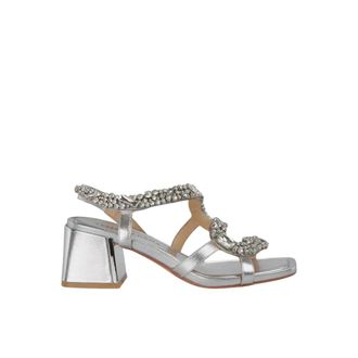 Alma En Pena Alma EN Pena, Femme, Chaussures, Gris, Taille: 38 EU Sandal &agrave; talon serpent