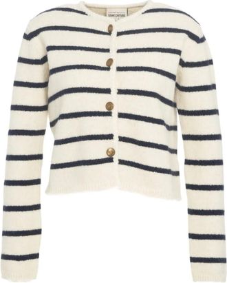 Semicouture Damen, Strickwaren, Weiß, SGröße