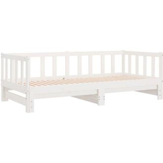 vidaXL Lit de jour et lit gigogne sans matelas 90x190 cm bois massif Vidaxl