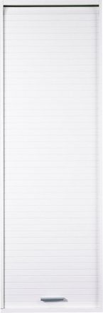 Simmob K&uuml;chenschrank Oberschrank H&auml;ngeschrank mit Rolladent&uuml;r, Jalousienschrank, wei&szlig;, 40x35x123,6 cm BTH