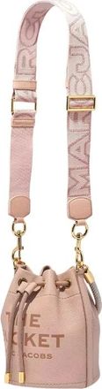 Marc Jacobs Femme, Sacs, Rose, Taille: ONE Size The Thin Outline Logo Webbing Strap