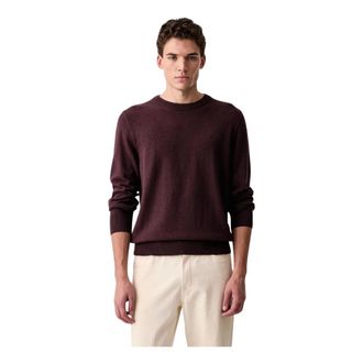 Marc O'Polo Wollmischungs-Pullover - - Knitwear - Herren - Lila - XL