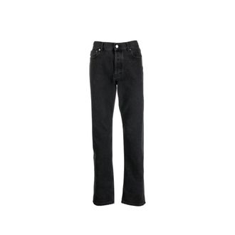 AMBUSH Slim Denim Jeans mit Frontknopf - - Jeans - Herren - Schwarzk - W31