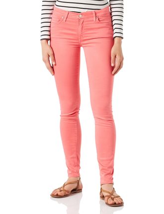 7 For All Mankind Damen The Skinny Jeans, Rot (Coral 0BS), 27