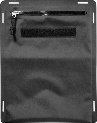 Tasmanian Tiger TT Pouch A4 WR Wasserabweisende Dokumenten-Hülle, Dokumenten-Tasche mit Molle-Adapter und Flausch-Klettfläche, Schwarz
