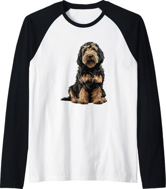 Whyitsme Design Otterhound-Hunde-Illustration Raglan