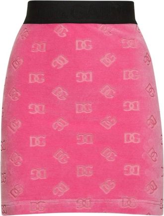 Dolce & Gabbana Femme, Jupes, Rose, Taille: 40 FR Short Skirts