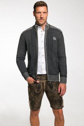 Spieth & Wensky Strickjacke Erato Hirschkopfpatch auf der Brust