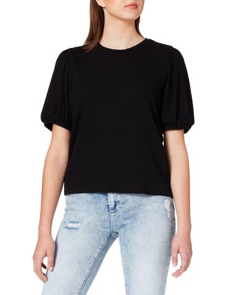 Object Womens Black S/S Tops