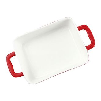 Cabilock Keramik-backform F&uuml;r Reisbackform K&uuml;chenbackgeschirr Mit Flachem Boden Glatter Oberfl&auml;che Geeignet F&uuml;r Zuhause Hotel Restaurant Und B&auml;ckerei