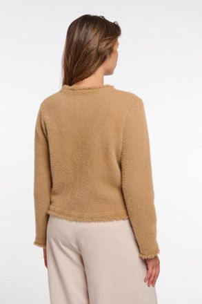 Rino&Pelle Cardigan VANNA Kuschelfleece mit Knopfverschluss und aufgesetzten Taschen