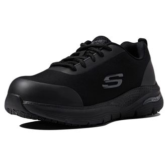 Skechers Herren Arch FIT SR RINGSTAP Arbeitsschuhe, Schwarz, 45.5 EU