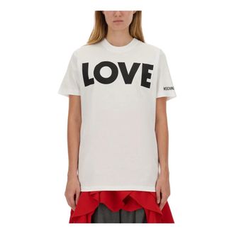 Moschino T-Shirt - - Tops - Damen - Wei&szlig; - M
