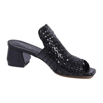 Pons Quintana Femme, Chaussures, Noir, Taille: 35 EU Mules à Talons Bayona avec Sandales Tressées