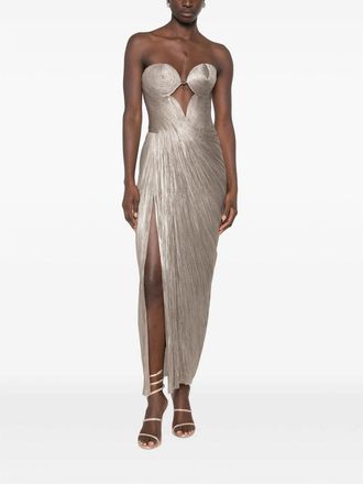 Maria Lucia Hohan Huda Evening Dress - Brown