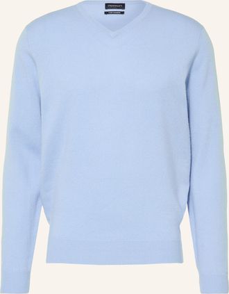 Strokesman's Strokesmans Cashmere-Pullover blau