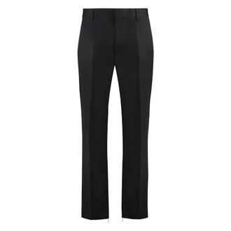 Off-white Virgin Wool Hosen - - Trousers - Herren - Schwarzk - L