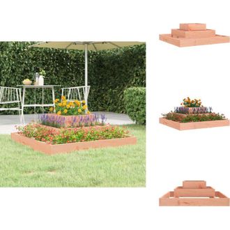 vidaXL Vidaxl - Jardini&egrave;re 80x80x27 cm Bois de douglas massif - Jardinier - Pots De Fleurs - Bac &agrave; Fleurs - Bois De Douglas - Plante