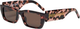 Palm Angels Hochwertige Pink Havana Sonnenbrille - - Accessories - unisex - Braun - 53 MM