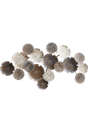 Ambia Home Wanddeko, Mehrfarbig, Metall, 47.6x5.1x90.2 cm, rostfrei, Dekoration, Skulpturen & Dekoobjekte, Wanddeko