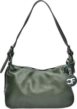 Carla Ferreri Grüne Lederhandtasche