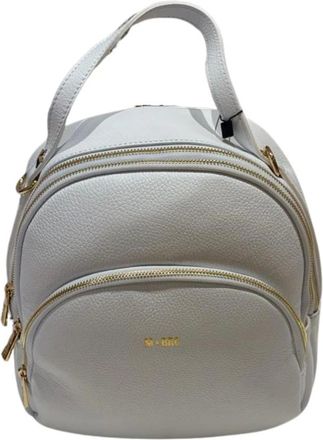 M*BRC M*Brc, Femme, Sacs, Blanc, Taille: ONE Size Sac &agrave; dos compact