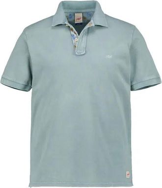 Bob Herren Polo-Shirt gr&uuml;n Baumwoll-Piqu&eacute;