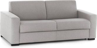 Talamo Italia Schlafsofa Alicia, 3-Sitzer-Sofa, 100% Made in Italy, Wohnzimmersofa mit drehbarer &Ouml;ffnung, aus gepolstertem Stoff, mit schmalen Armlehnen, Cm