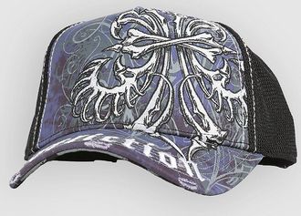 Affliction Skeleton Hat Cap dk navy