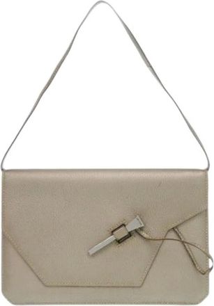 Herm&egrave;s Sac bandouli&egrave;re vintage doccasion - Femme - Pre-owned - Beige - Taille: ONE Size